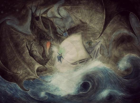 Eärendil And Ancalagon | The Laurelin Archives